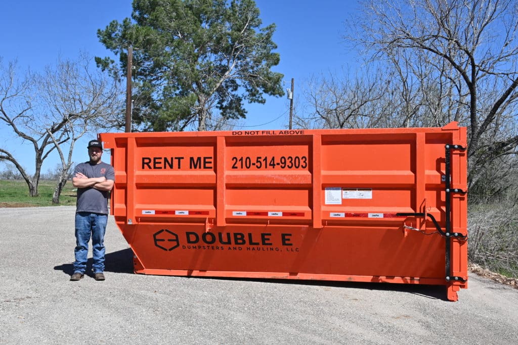 20 Yard Dumpster - Double E Dumpsters